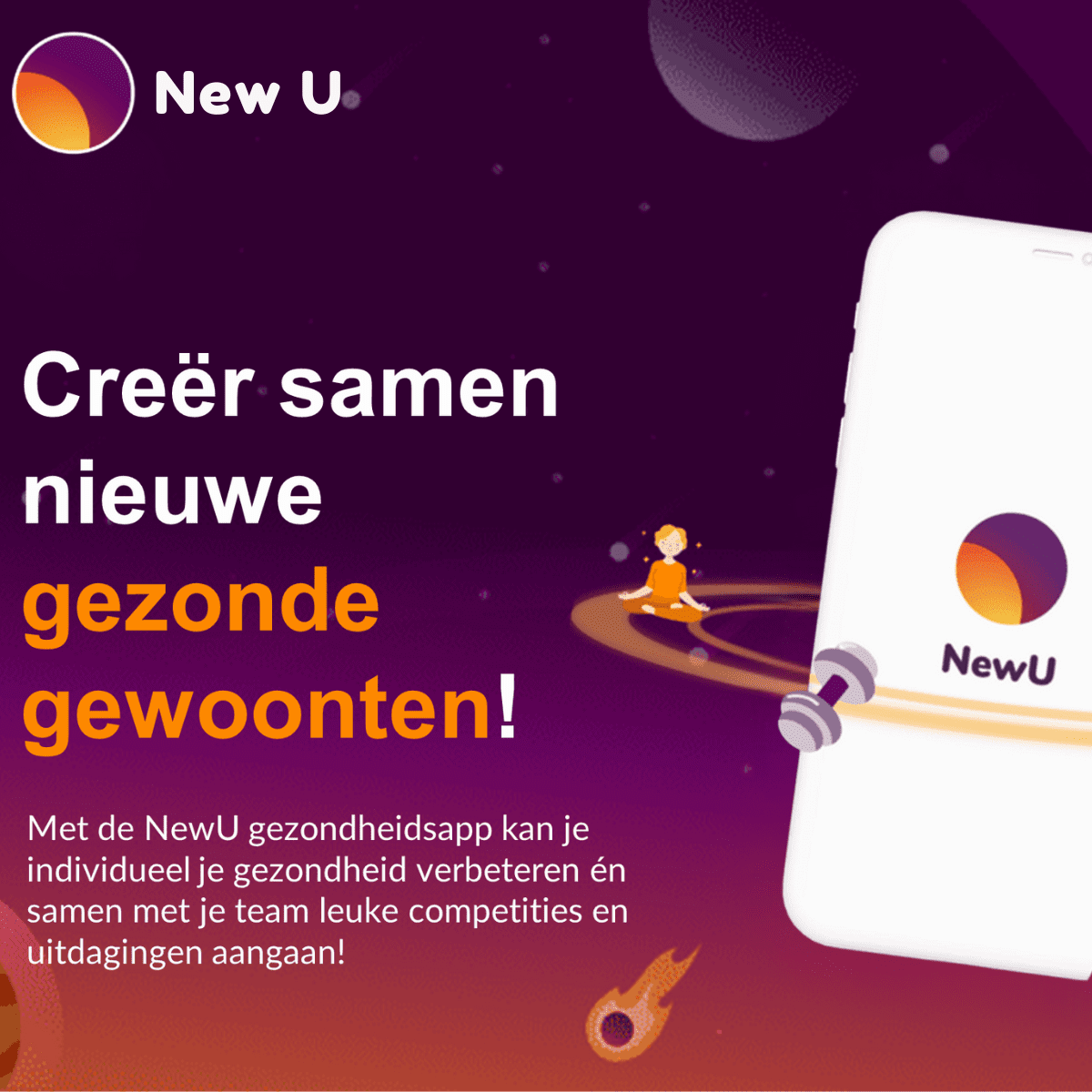 NewU Gezondheidsapp - Kopwaarts